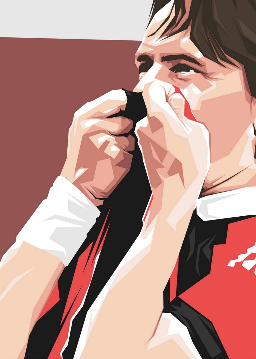 'Filipo Inzaghi' Poster, picture, metal print, paint by Imad Madd ...