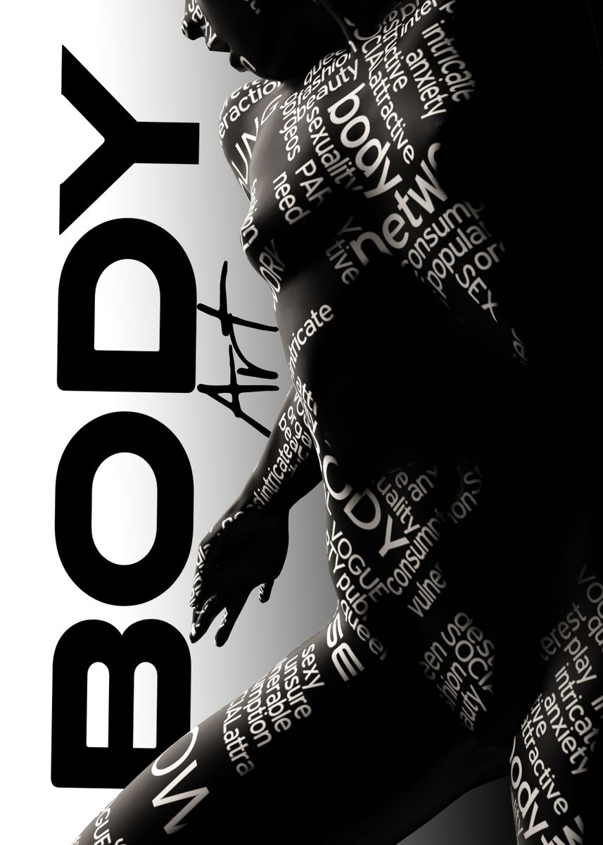 'Body Art' Poster, picture, metal print, paint by Aivaras Grauzinis ...
