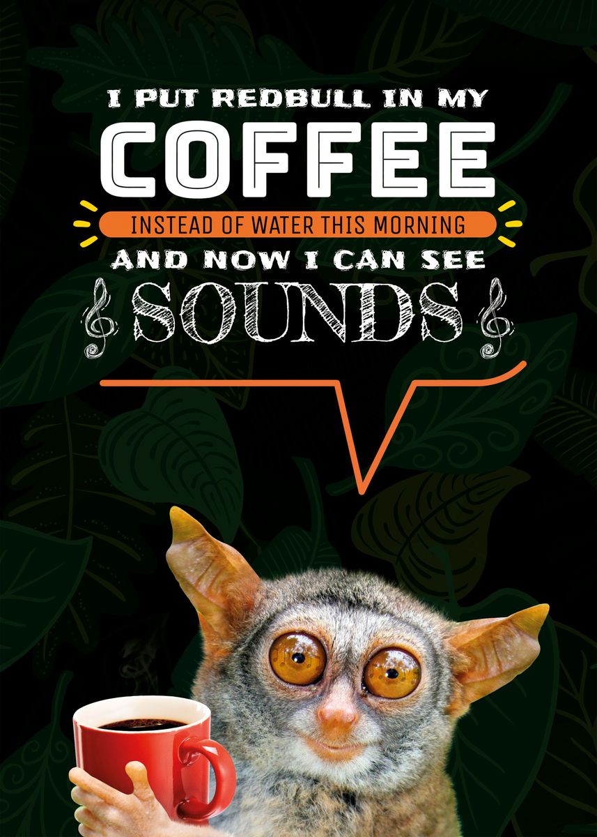 'I can see sounds' Poster by Angel Mata | Displate