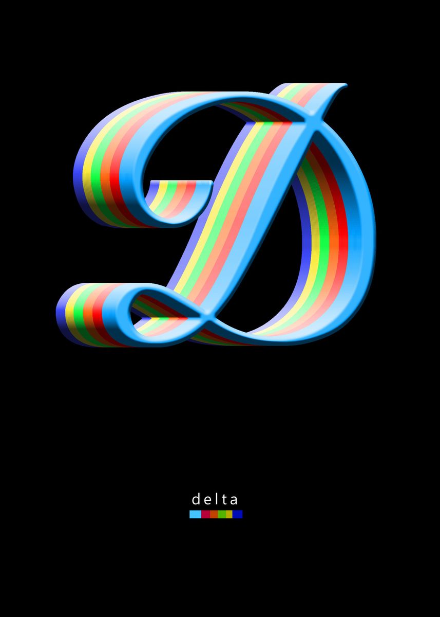 'delta' Poster, picture, metal print, paint by agus budiman | Displate