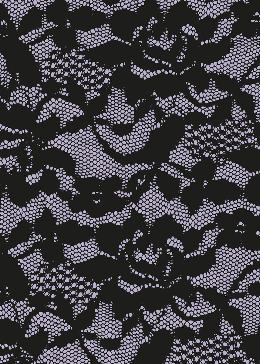 'Lace' Poster, picture, metal print, paint by Bianca Wisseloo | Displate