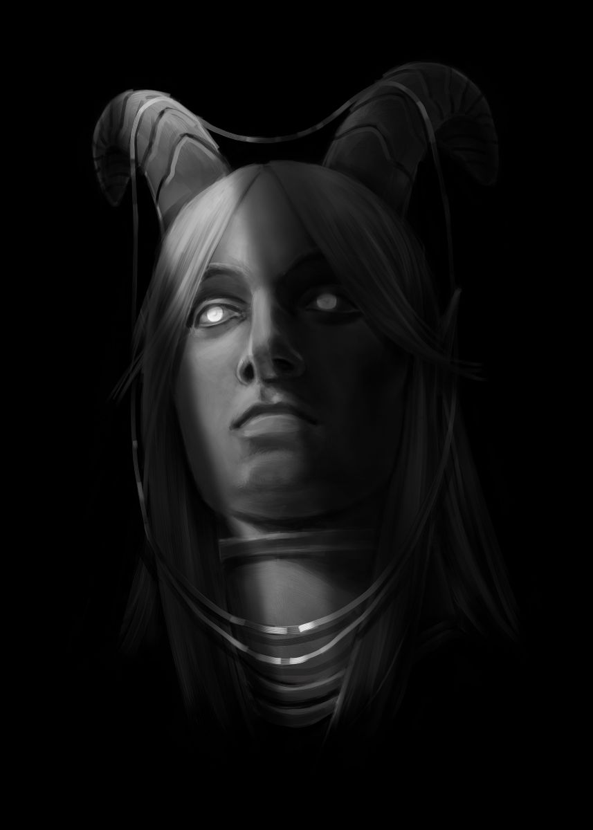 'Horned Elf' Poster, picture, metal print, paint by Alais Legrand ...