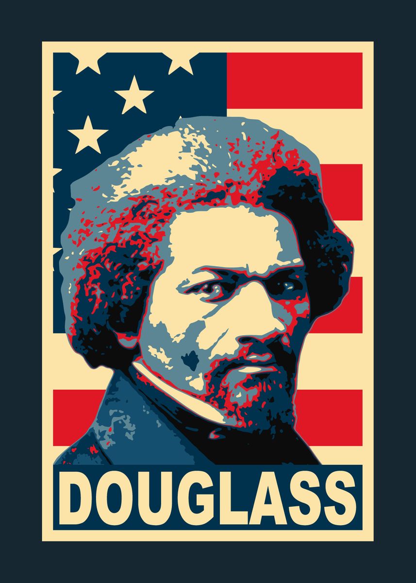 'Frederick Douglass USA' Poster, picture, metal print, paint by Filip ...