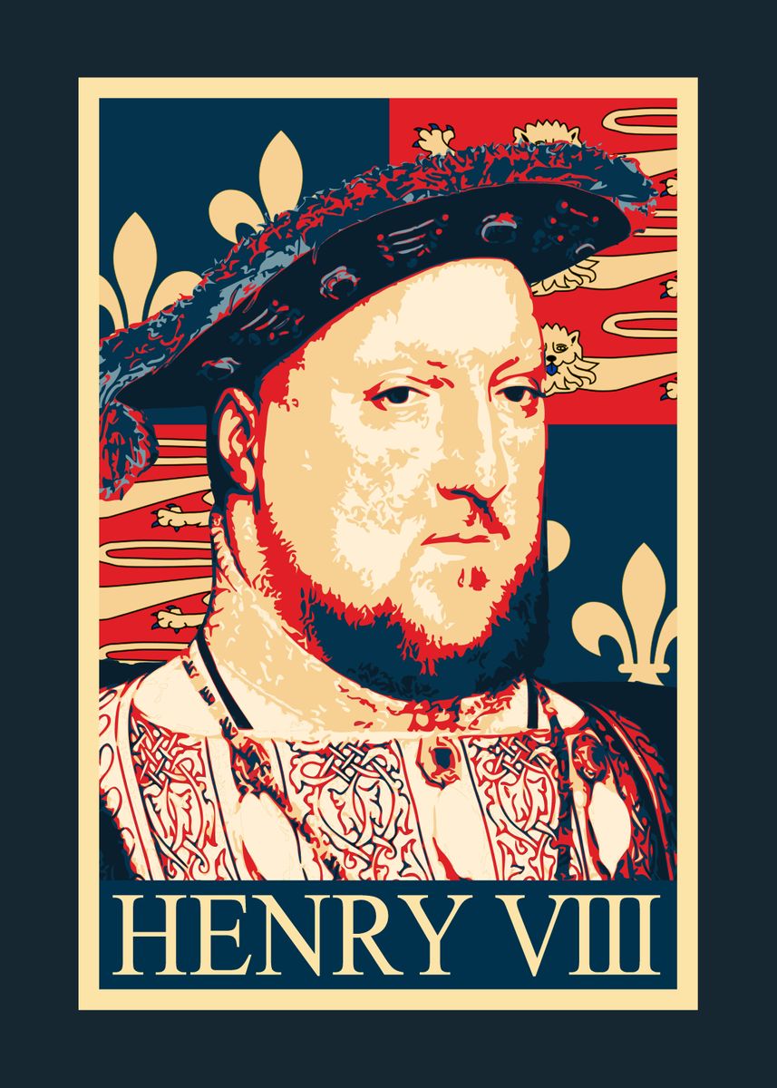 'King Henry VIII of England' Poster, picture, metal print, paint by ...