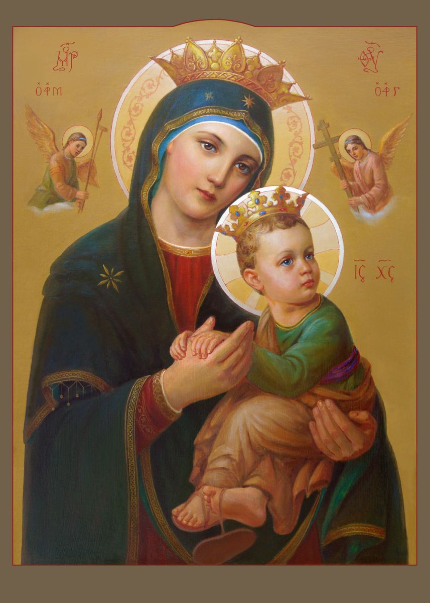 'Our Lady Of Perpetual Help' Poster, picture, metal print, paint by ...