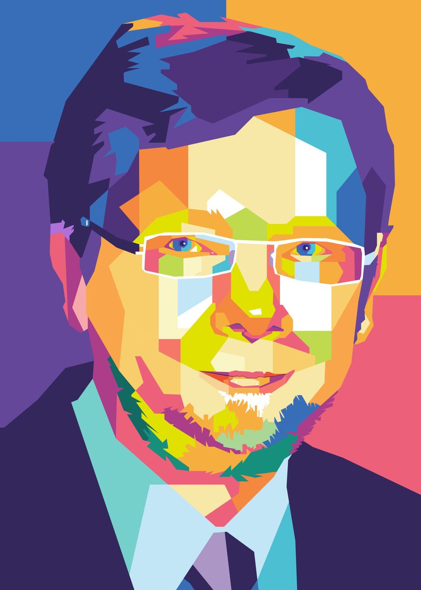 'Eckhart Tolle' Poster, picture, metal print, paint by Sherlock Wijaya ...
