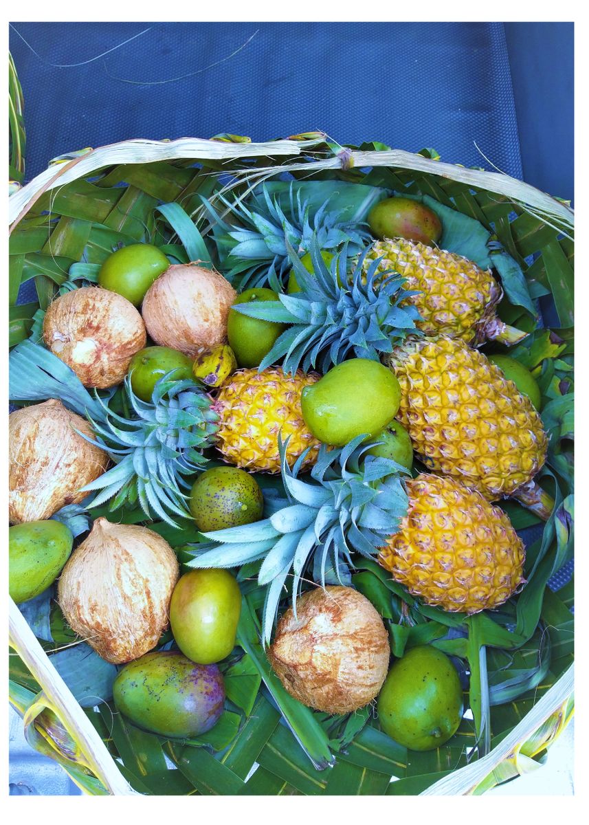 'Samoa Fruits Custom Style' Poster, picture, metal print, paint by ...
