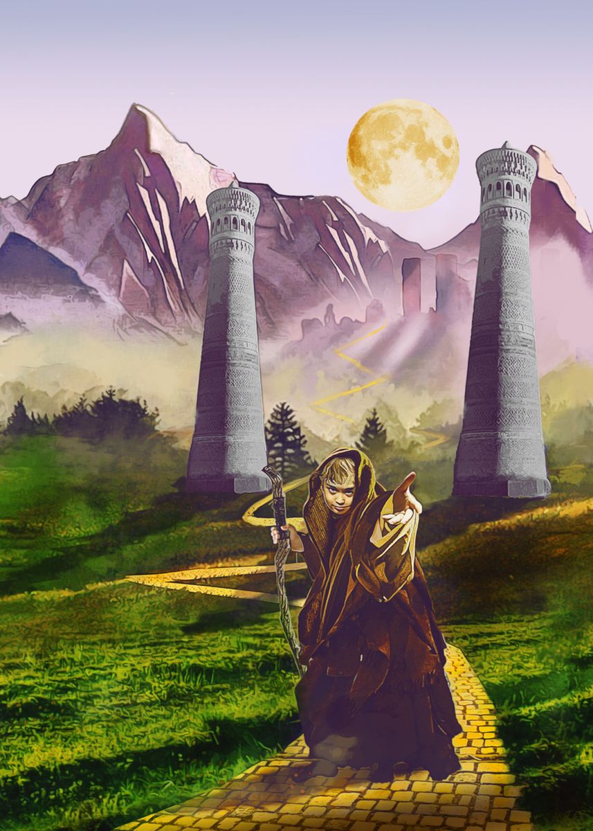 'The Path of Enlightenment' Poster, picture, metal print, paint by ...