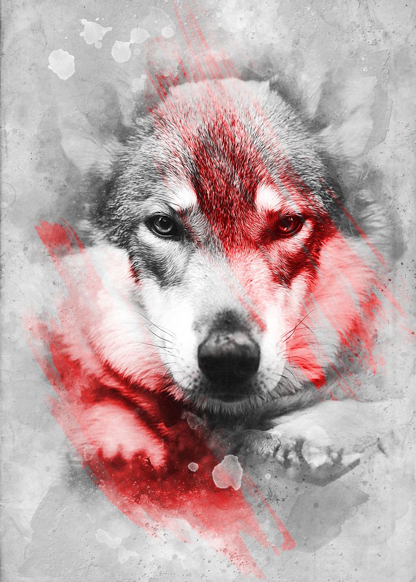 'Wolf' Poster by dmc 696 | Displate