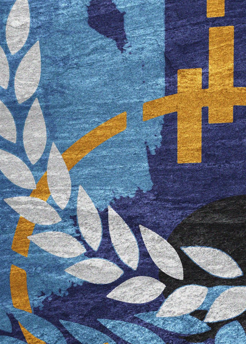 'Composition number 3' Poster, picture, metal print, paint by Pop Shop ...