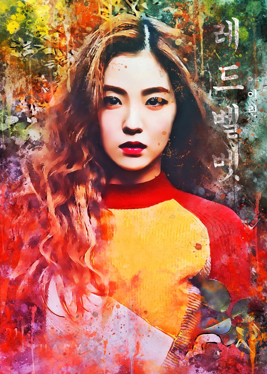 'RED VELVET Irene' Poster, picture, metal print, paint by Andi Permana ...