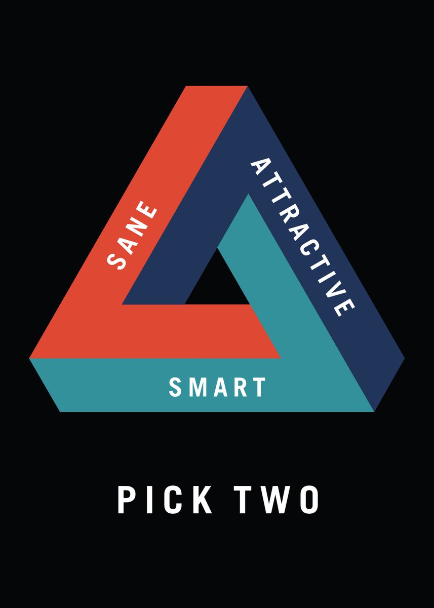 'Pick Two' Poster, picture, metal print, paint by Clark Street Press ...