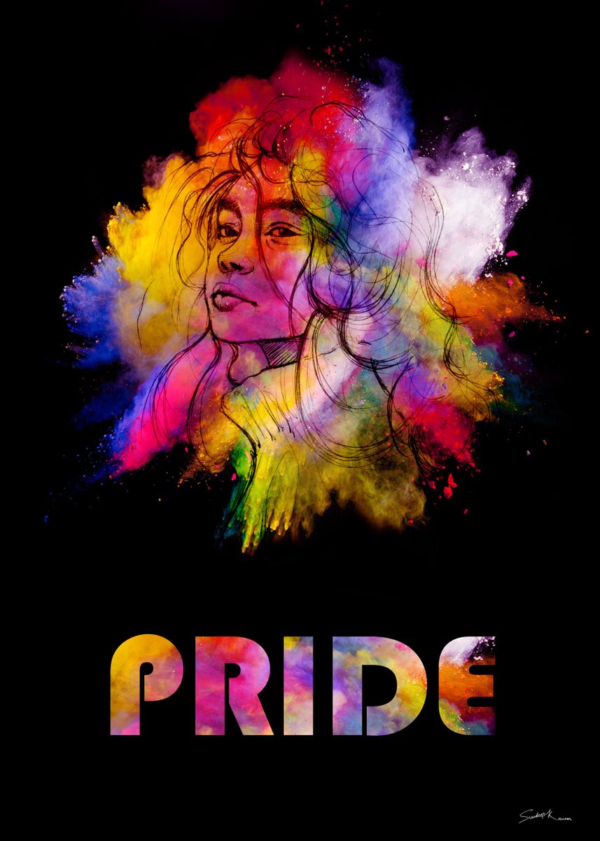 'PRIDE' Poster by Sundeep Kumar | Displate