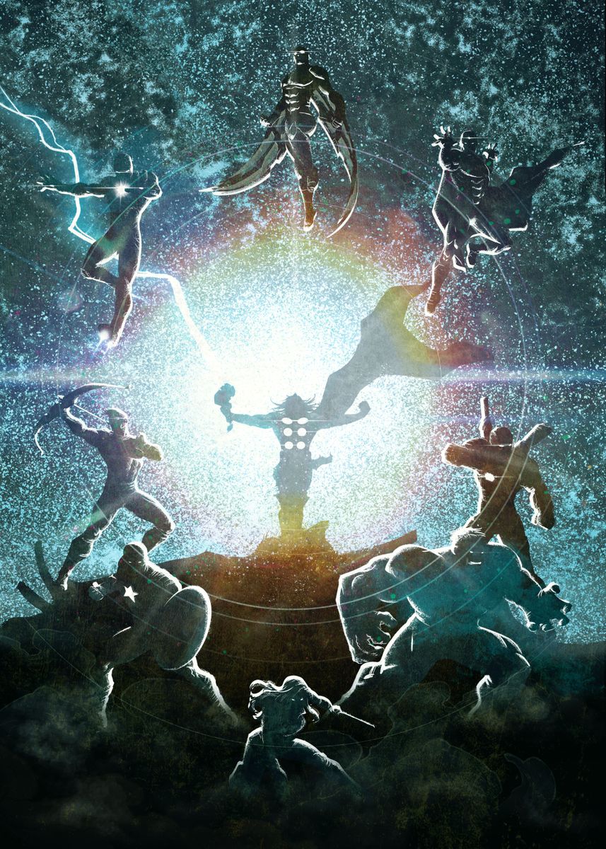 'Flash' Poster, picture, metal print, paint by Marvel | Displate