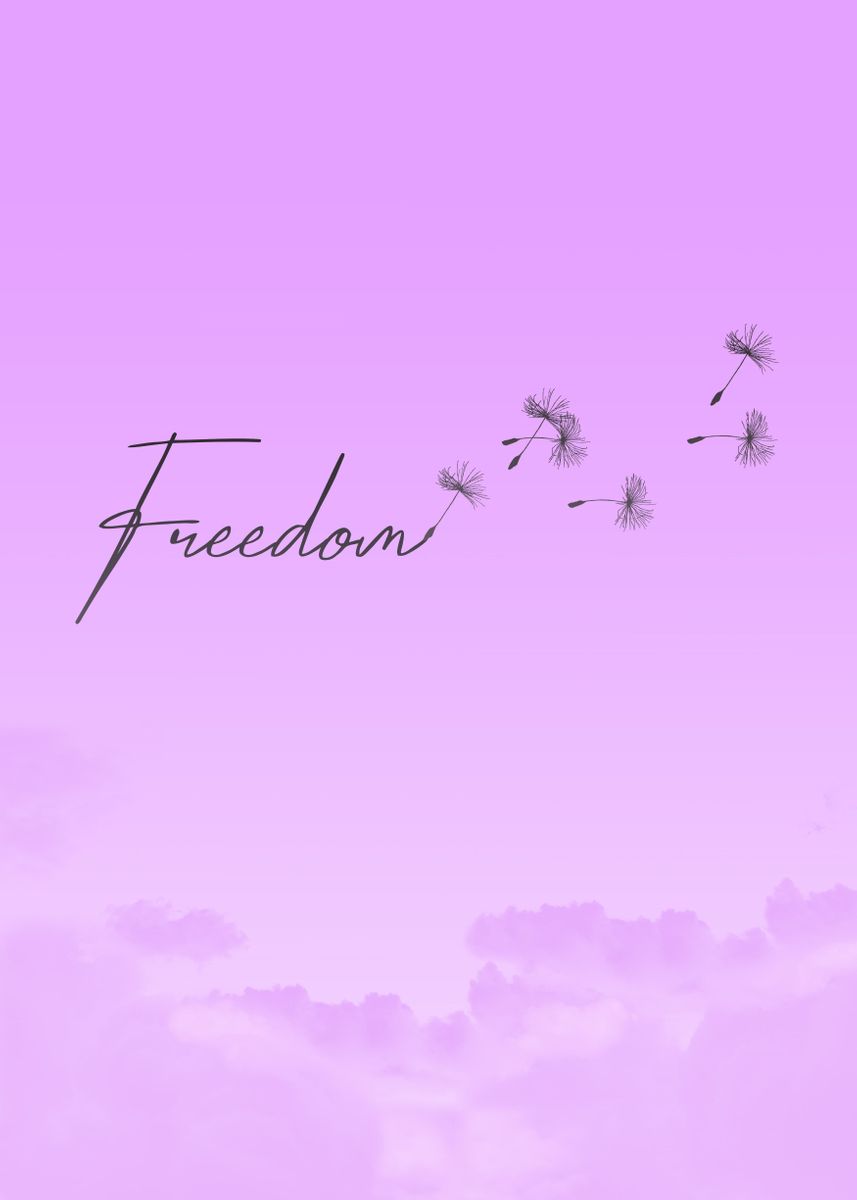'Freedom' Poster, picture, metal print, paint by Irem Byrm | Displate