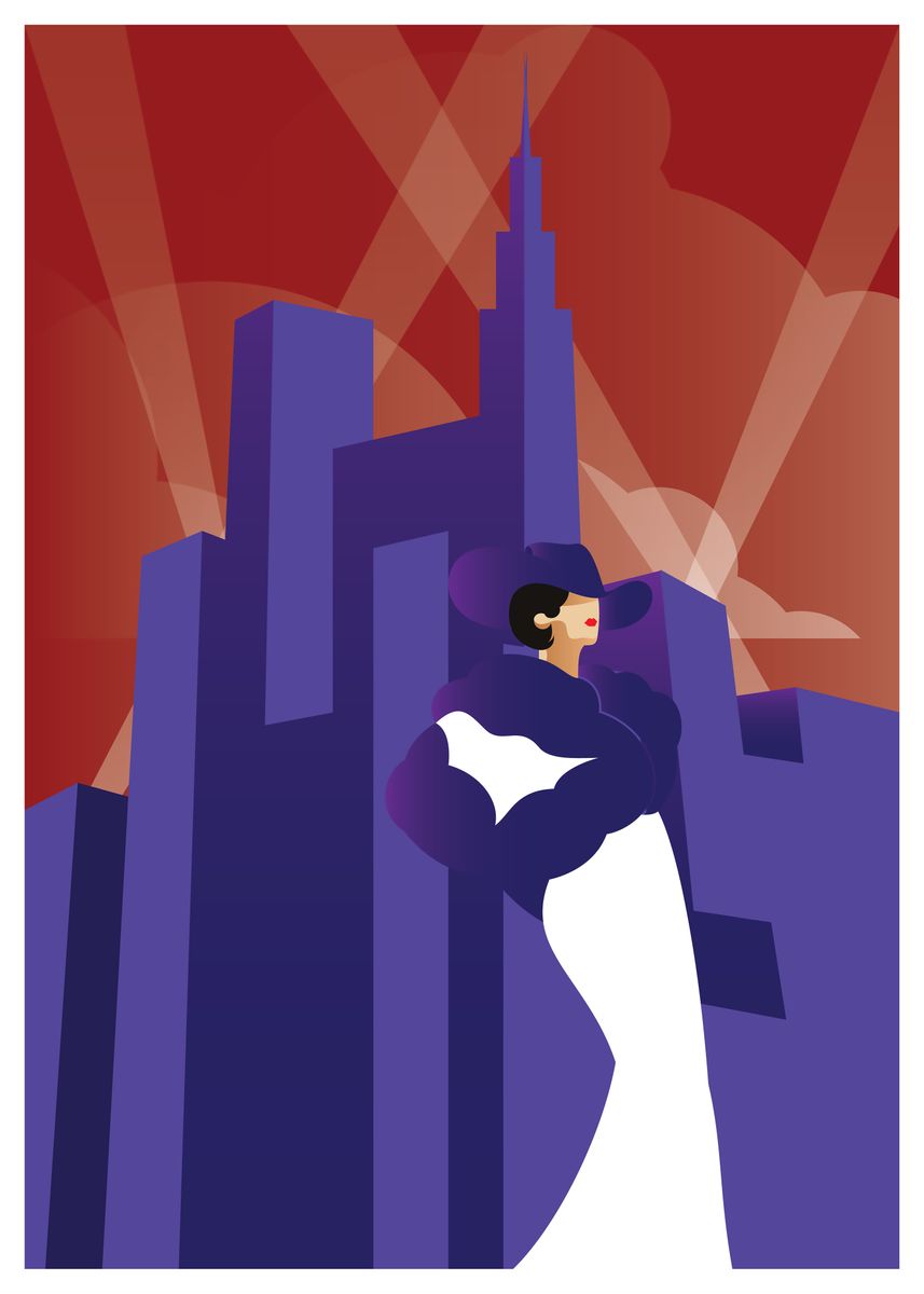 'Lilac City' Poster, picture, metal print, paint by Ralph Frankenberg ...