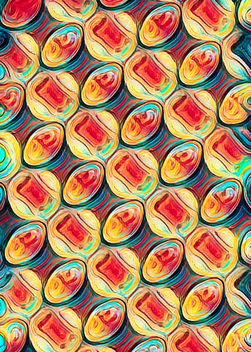 'abstract dots pattern ' Poster by Ornella Bonomini | Displate