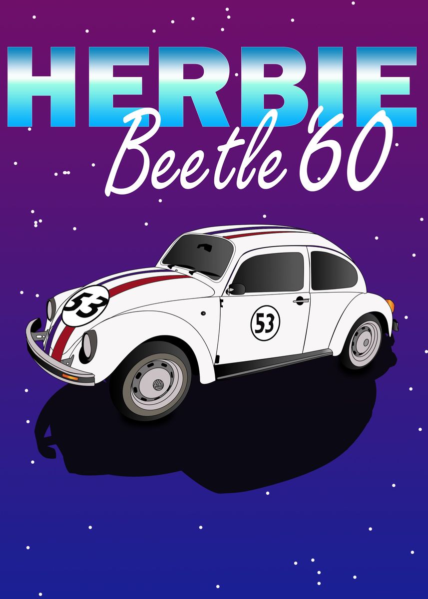 'Herbie' Poster, picture, metal print, paint by Humberto Delgadillo ...