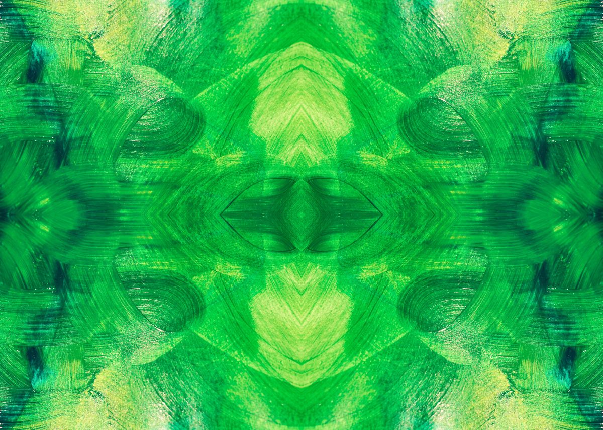 'Green no 3' Poster by RowanArt Creation | Displate