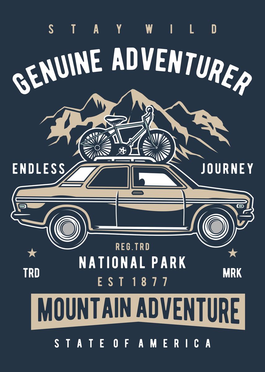 'Genuine Adventurer' Poster, picture, metal print, paint by Aloke ...