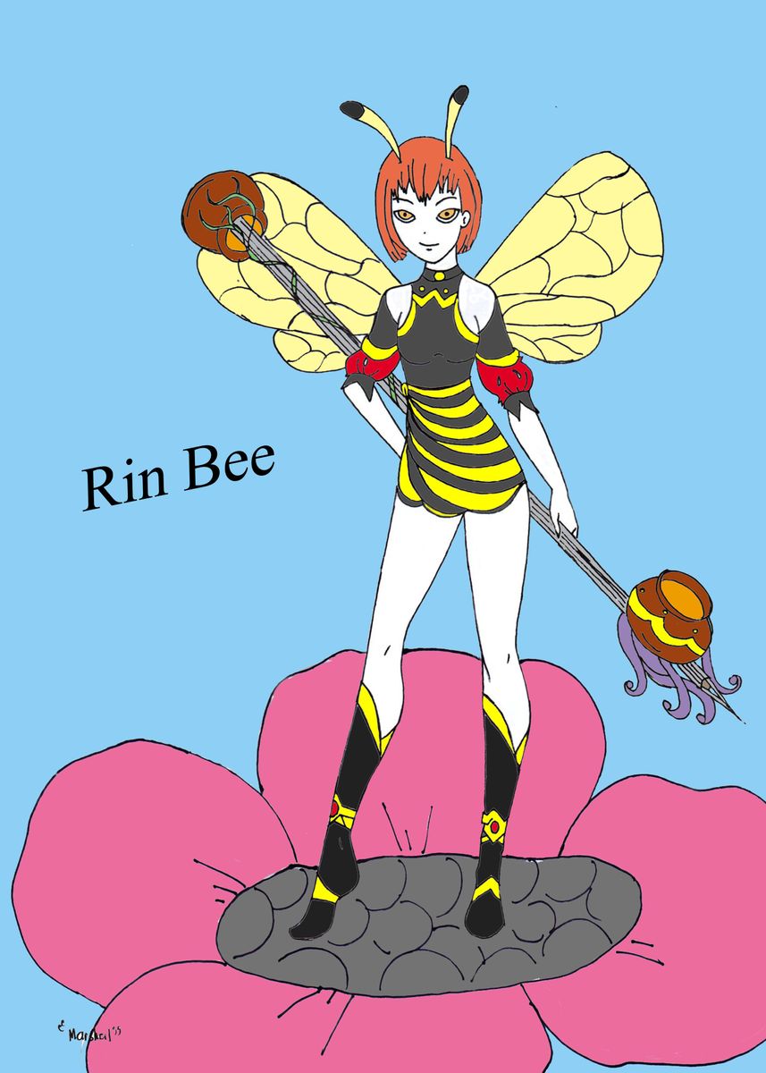 'Rin Bee' Poster by Eila Salele | Displate