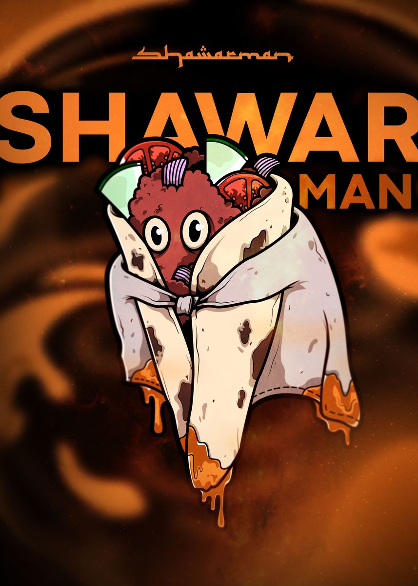 'SHAWARMAN' Poster, picture, metal print, paint by Ralfh John Dy ...