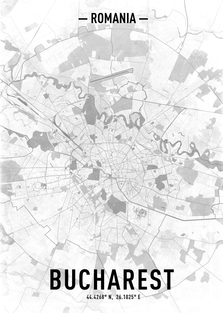 'Bucharest' Poster by Cornel Vlad | Displate