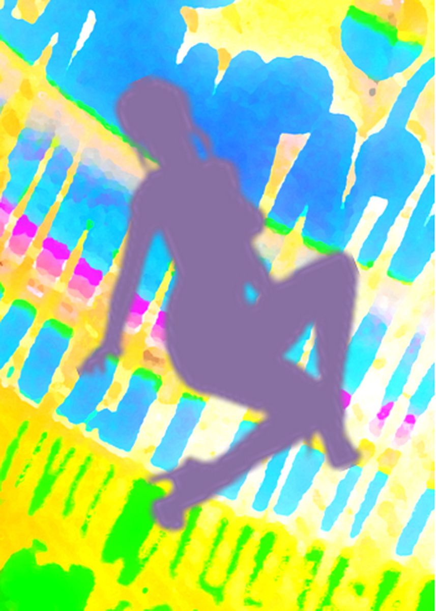 'Summer Flirt' Poster, picture, metal print, paint by Dragana Milicevic ...