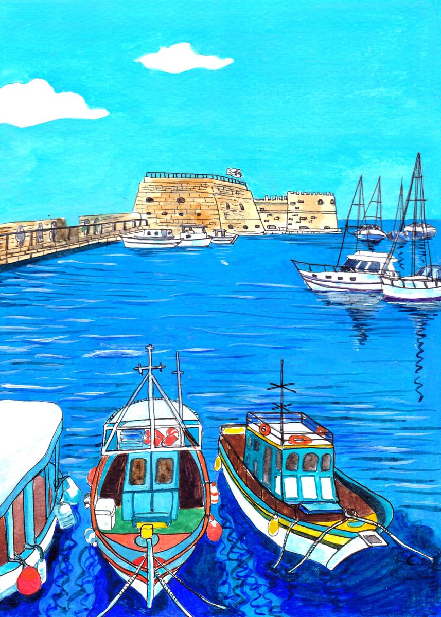 'Crete' Poster by Sunmi An | Displate