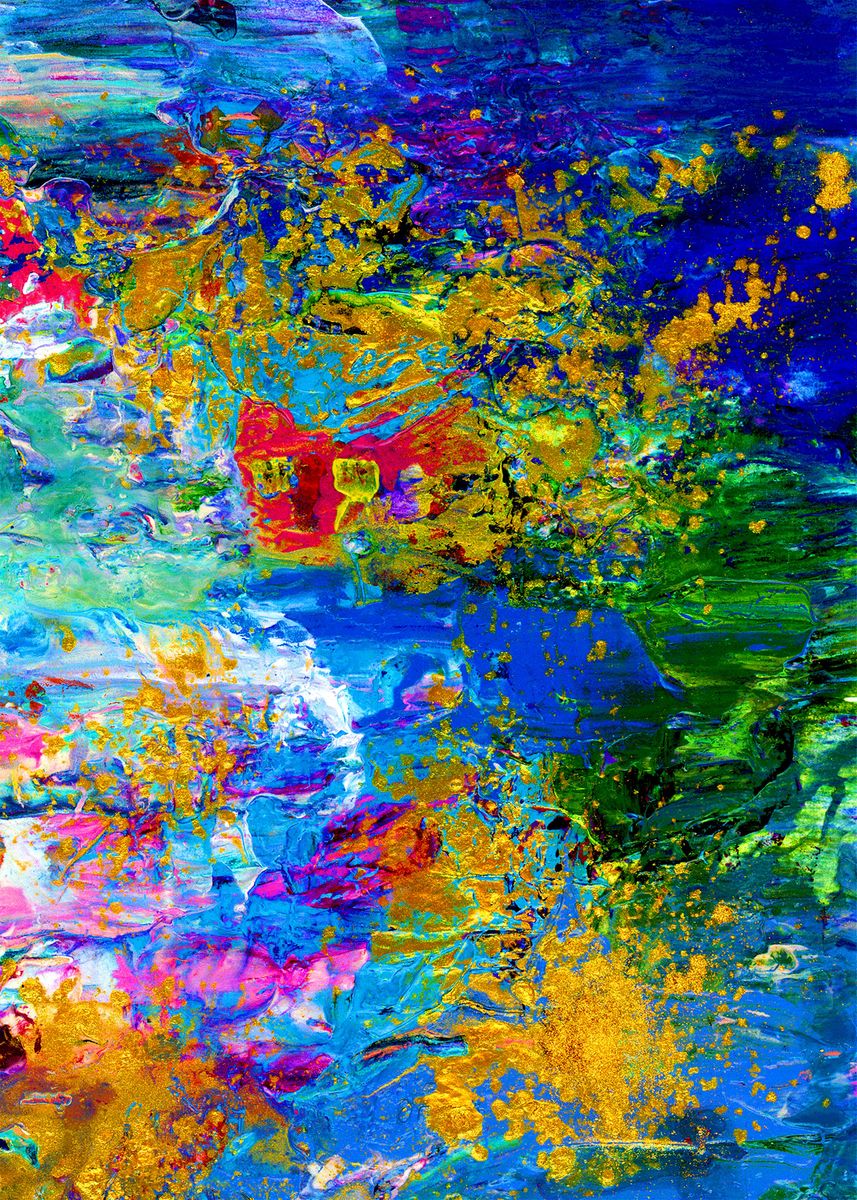 'Bright colors' Poster, picture, metal print, paint by ...