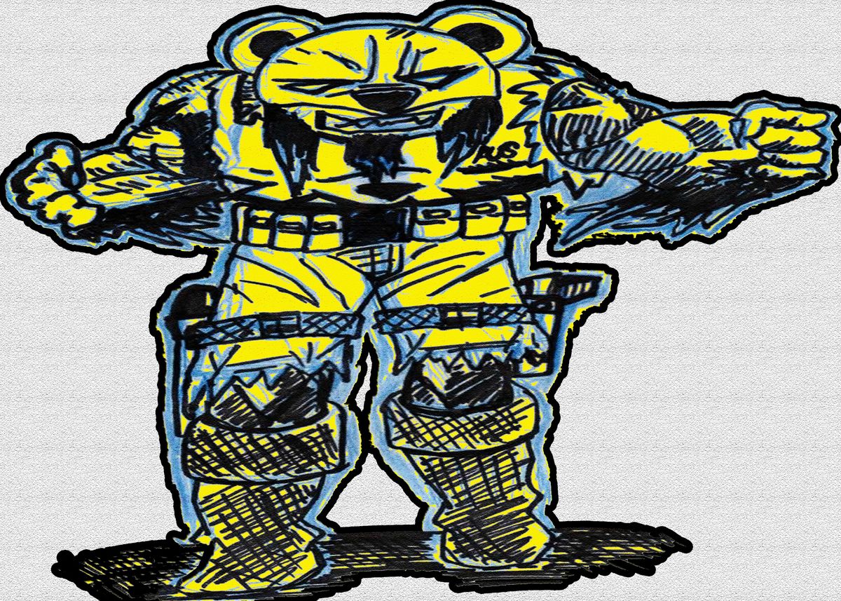 'Drop Bear01' Poster by BRAD AINSWORTH | Displate