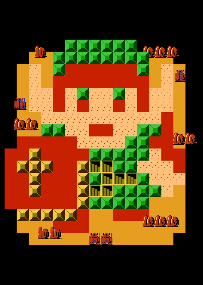 'Pixel Link' Poster, picture, metal print, paint by Demonigote Shirts ...