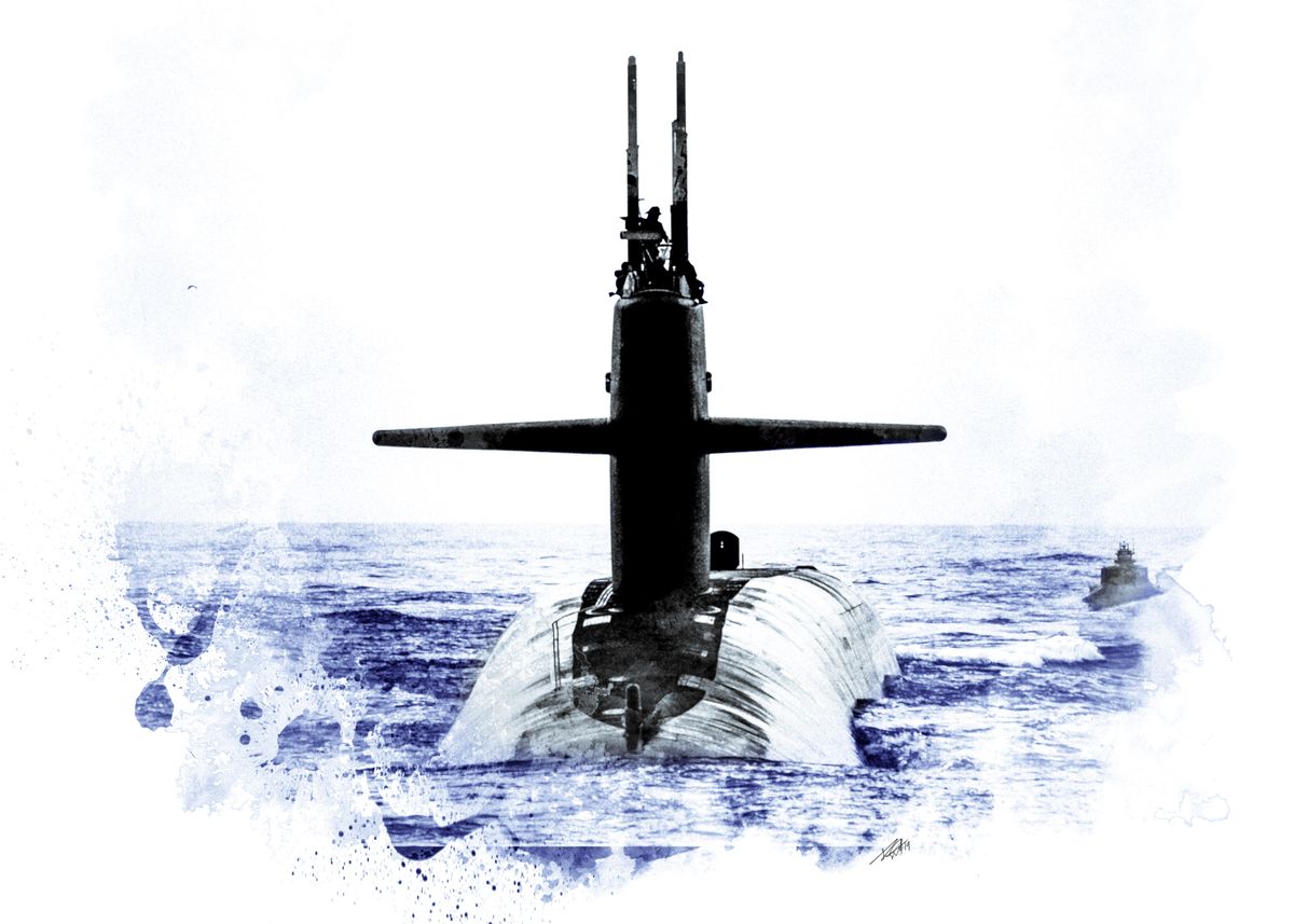 'USS Alaska SSBN 732' Poster by Brian Scutt | Displate