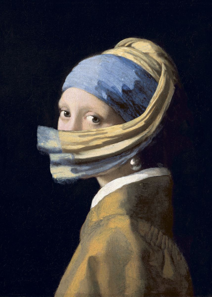 'Shy Girl' Poster, picture, metal print, paint by Artelele | Displate