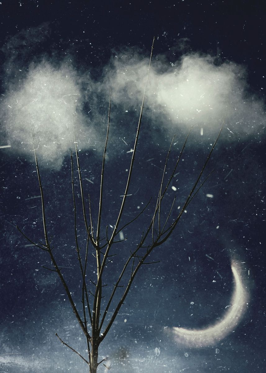 'cloud stabber' Poster, picture, metal print, paint by Dirk Wüstenhagen ...