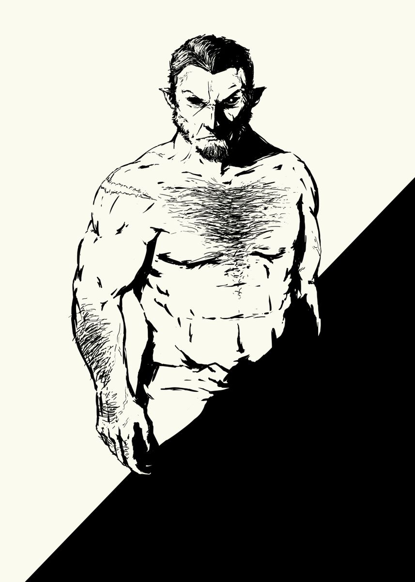 'Aswang' Poster, picture, metal print, paint by Jobert Villena | Displate