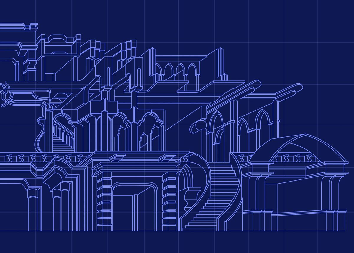 'The Castle Right Side' Poster by Eternal Art | Displate