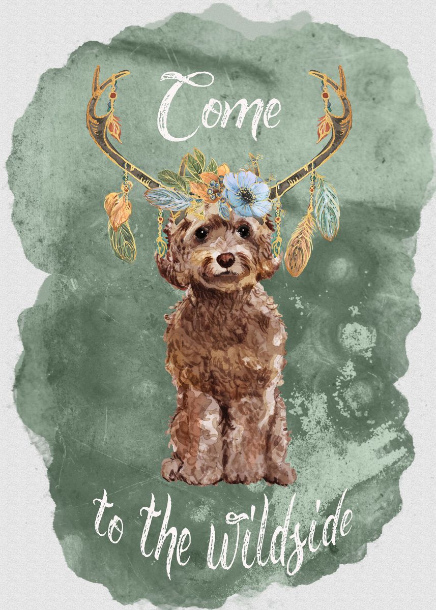 'Come To The Wildside' Poster, picture, metal print, paint by Lucia ...