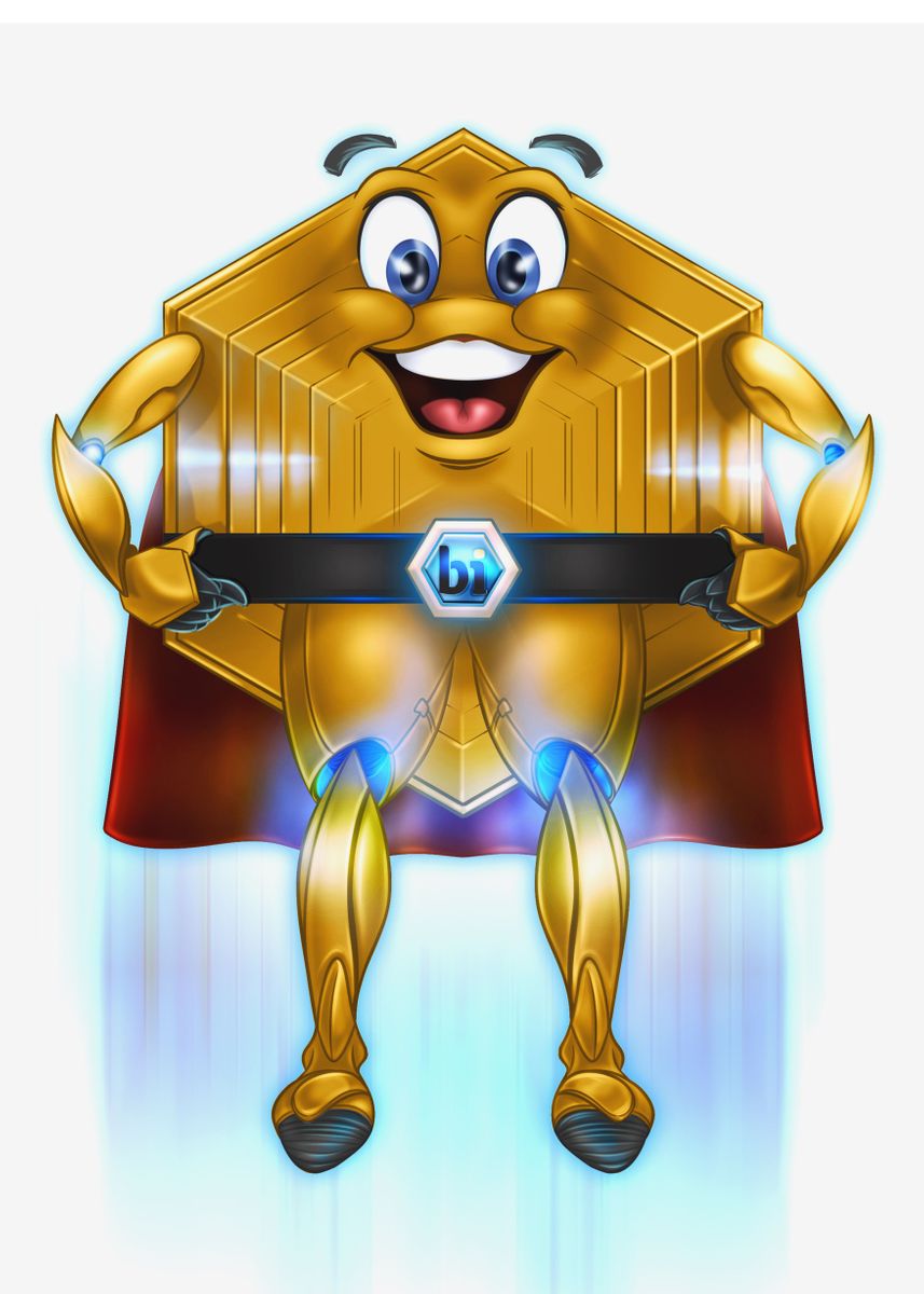'Superhero the Bi' Poster, picture, metal print, paint by Enes Kucukov ...