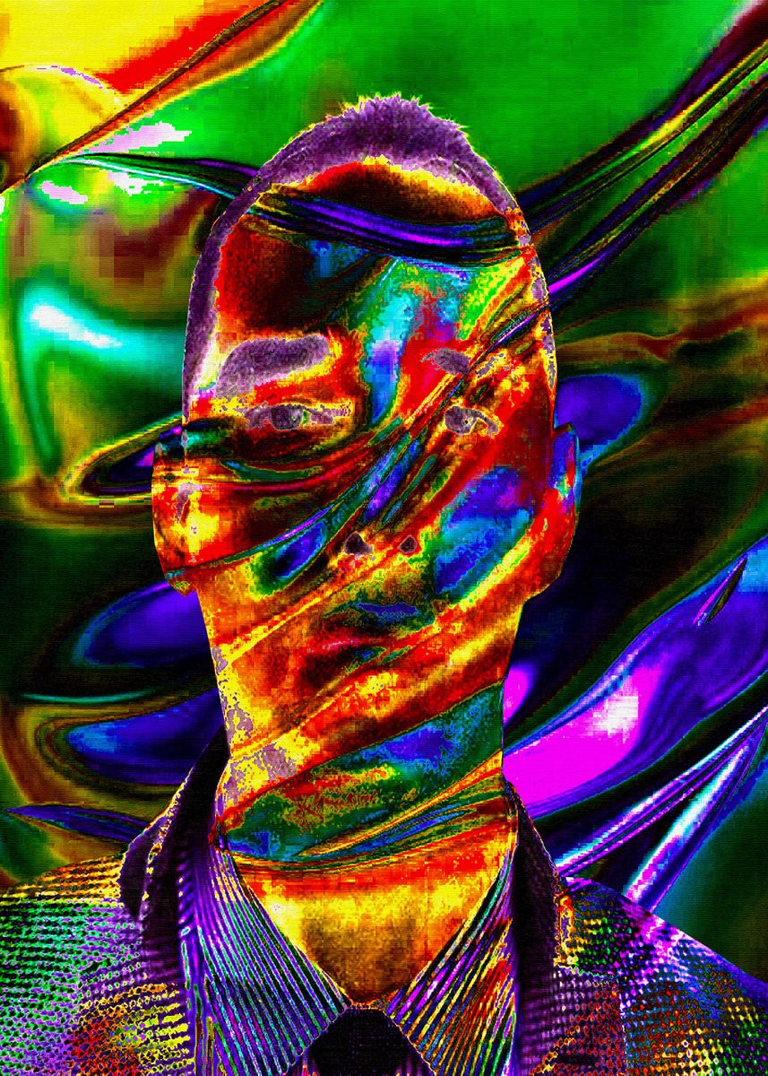 'Self portrait' Poster, picture, metal print, paint by Jose Cuadros ...