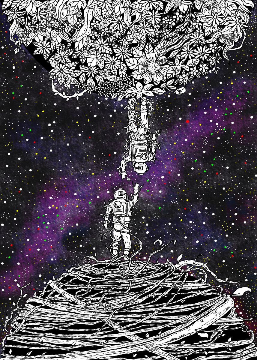 'Reach Out' Poster, picture, metal print, paint by Sylentica Hoili ...