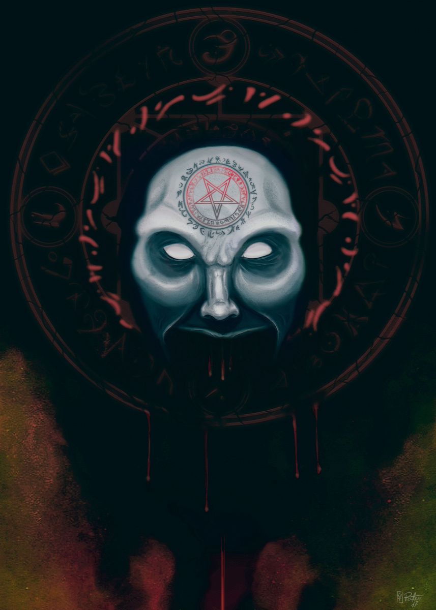 'Black Magic In Practice' Poster, picture, metal print, paint by ...