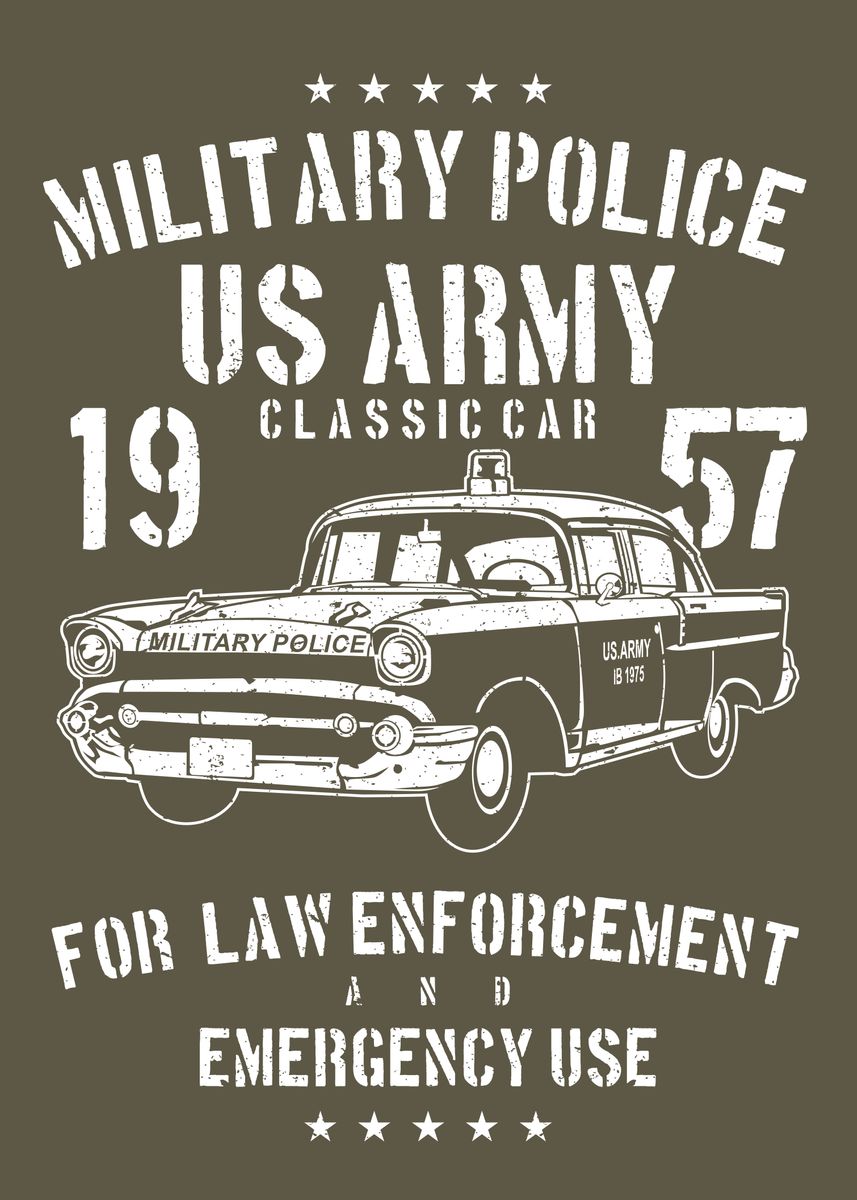 'Military Police' Poster by Chris Simmons | Displate