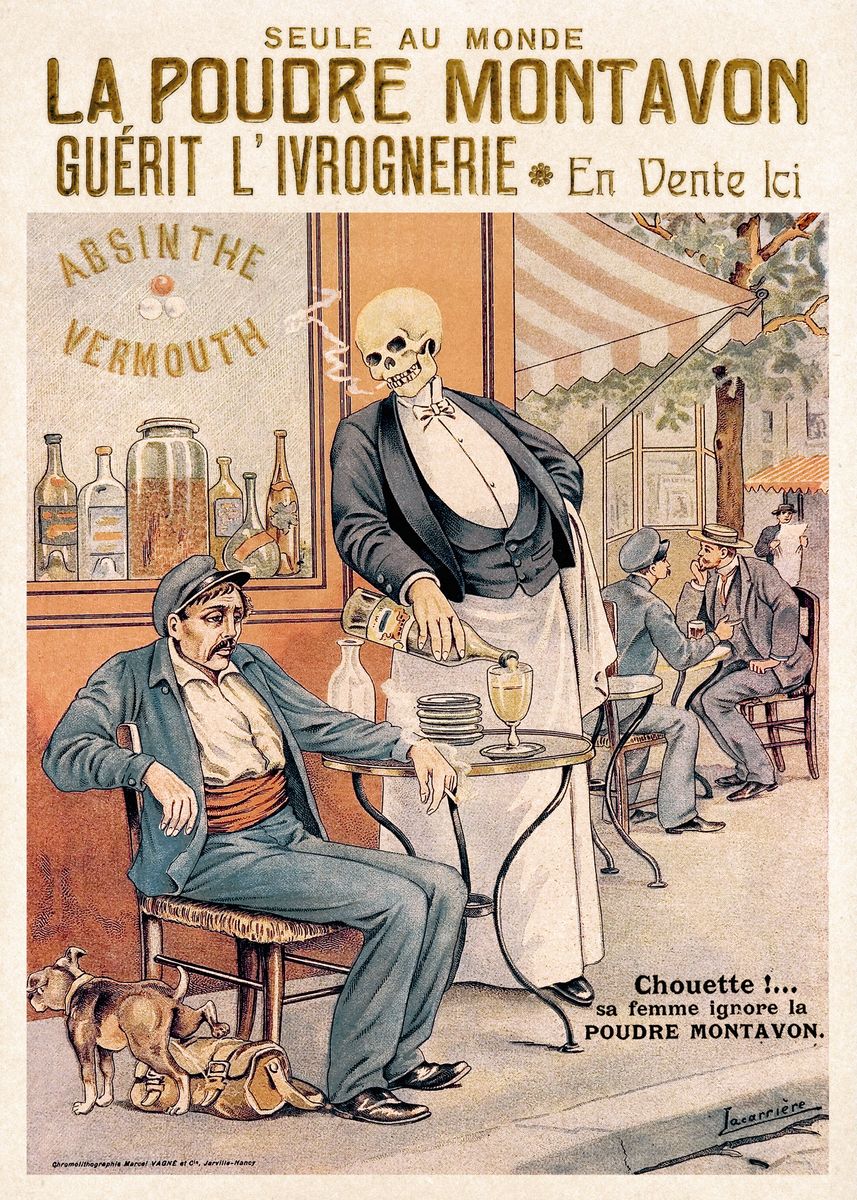 'Montavon Hangover Powder ' Poster, picture, metal print, paint by ...