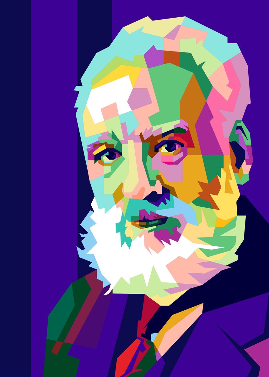 'Alexander Graham Bell' Poster by Barnawi Madjiani Thahir | Displate