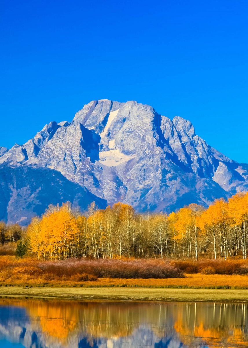 'Big high mountain' Poster, picture, metal print, paint by Damian swart ...