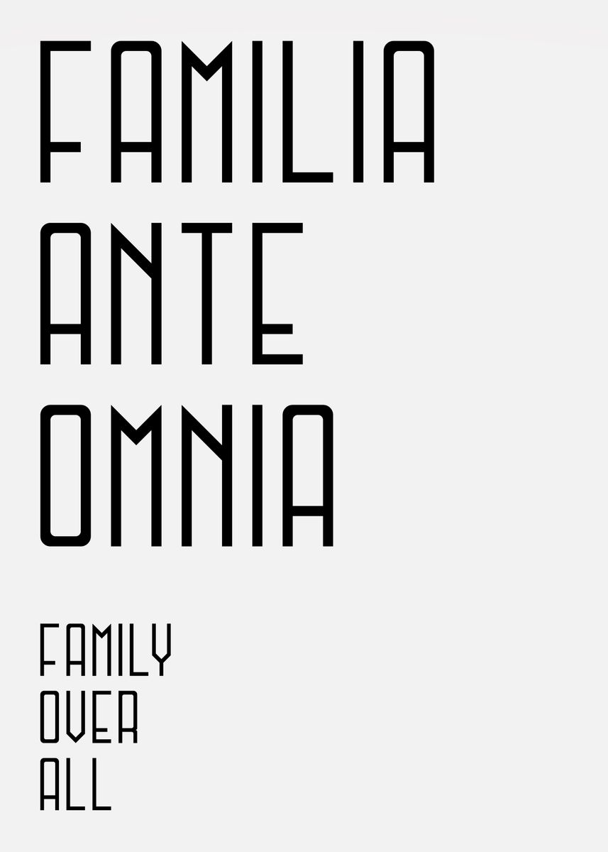 'Family Over All' Poster, picture, metal print, paint by Creatify ...