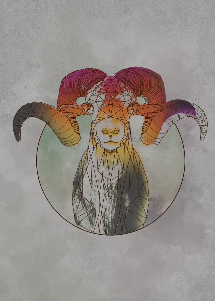 'Aries' Poster by Paul Sasan | Displate