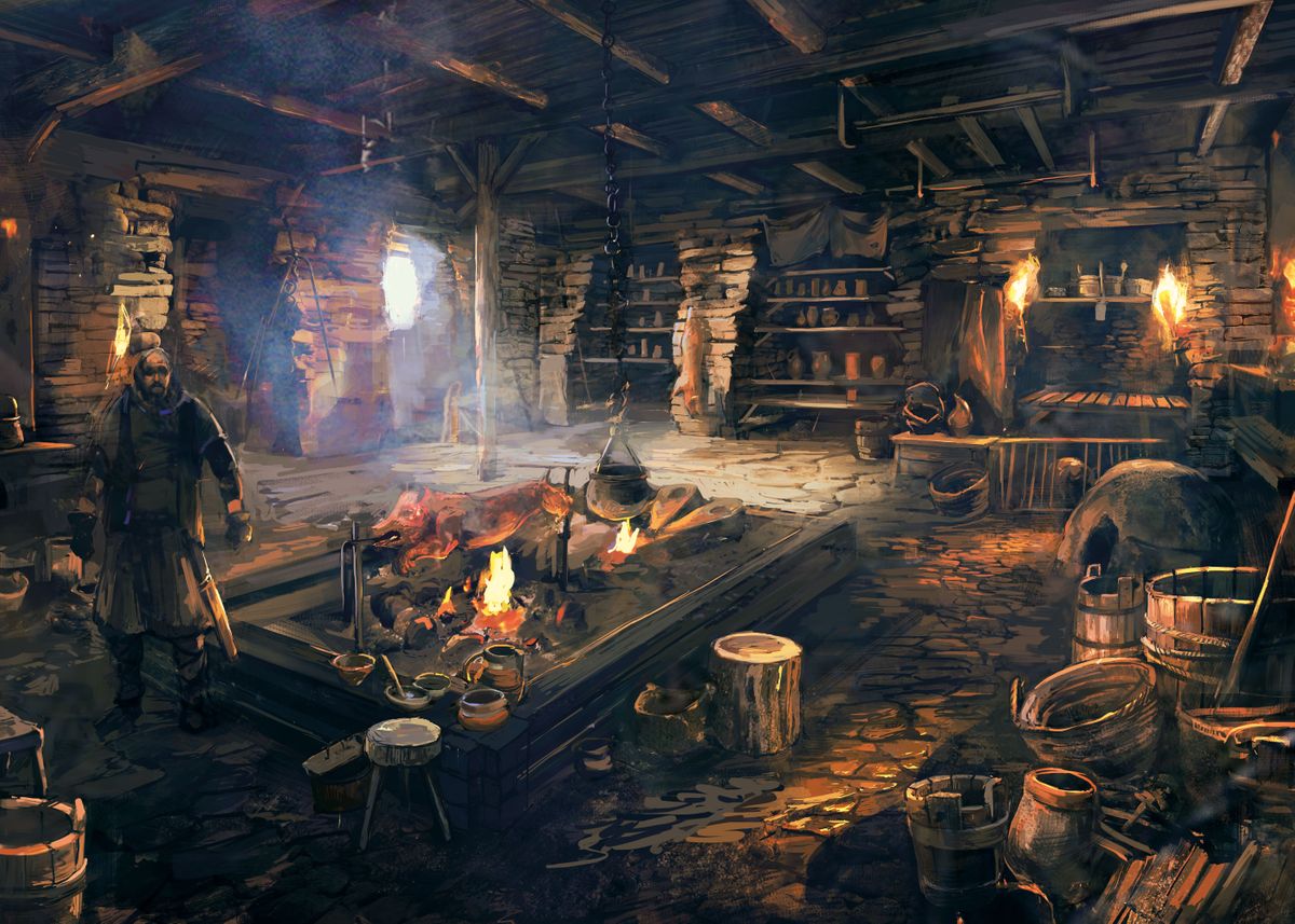 'House Interior' Poster by Witcher 3 | Displate