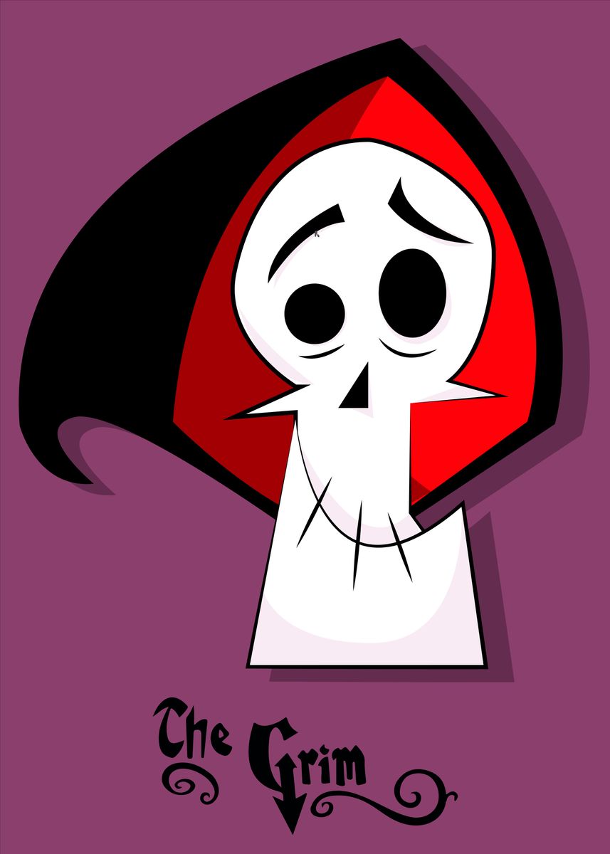 'THE GRIM' Poster, picture, metal print, paint by Luis Cedeño | Displate